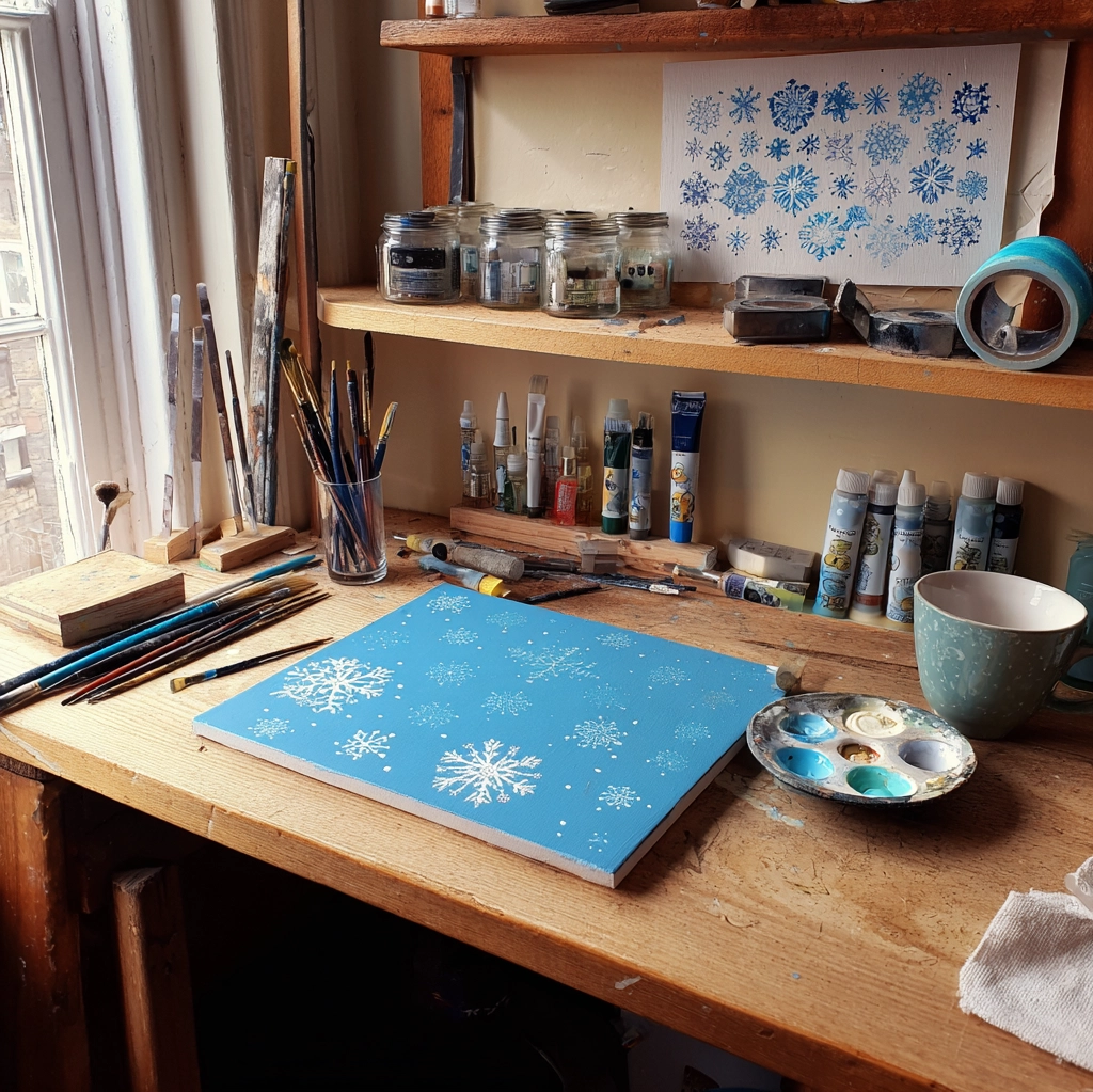 Easy Snowflake Painting Ideas: 3 Incredibly Simple Techniques for ...