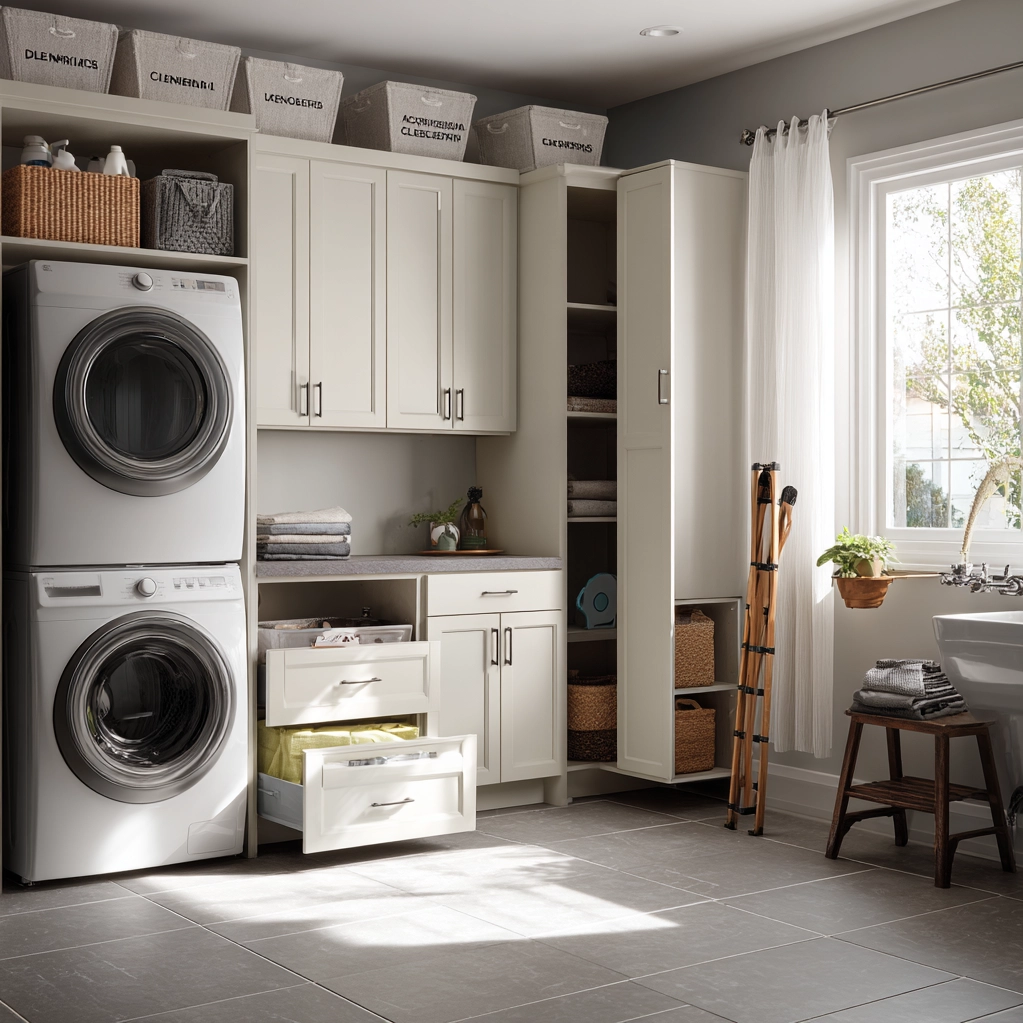 Laundry Room Ideas Organization Cabinets: Essential Brilliant Solutions ...